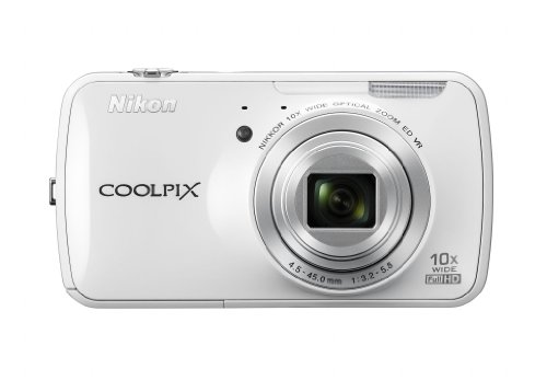 Nikon Digital Camera COOLPIX COOLPIX S800c (White) S800CWH - International Version