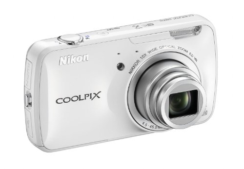 Nikon Digital Camera COOLPIX COOLPIX S800c (White) S800CWH - International Version