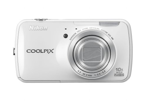 Nikon Digital Camera COOLPIX COOLPIX S800c (White) S800CWH - International Version