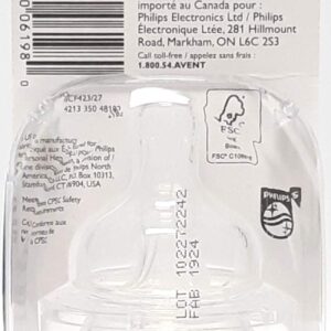 Philips Avent BPA-Free Medium Flow Nipple 2Ct - Pack of 3