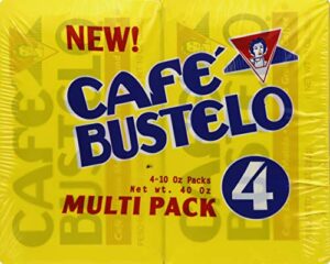 café bustelo coffee, espresso ground coffee brick, 10 ounces, 6 count