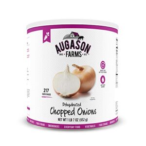 augason farms dehydrated chopped onions no. 10 can, 1 lb 7 oz (652 g) (5-12000)