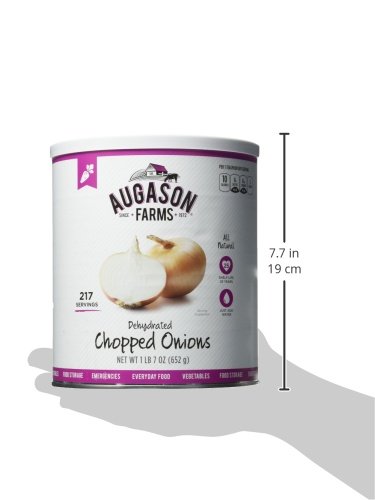 Augason Farms Dehydrated Chopped Onions No. 10 Can, 1 lb 7 oz (652 g) (5-12000)