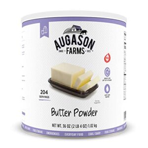 augason farms butter powder 2 lbs 4 oz no. 10 can