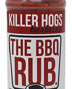 Killer Hogs The BBQ Rub | Championship Grill Seasoning for Beef, Steak, Burgers, Pork, and Chicken | 11 Ounces