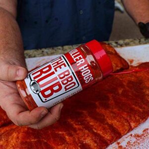 Killer Hogs The BBQ Rub | Championship Grill Seasoning for Beef, Steak, Burgers, Pork, and Chicken | 11 Ounces