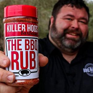 Killer Hogs The BBQ Rub | Championship Grill Seasoning for Beef, Steak, Burgers, Pork, and Chicken | 11 Ounces