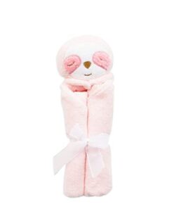 angel dear - pink sloth, blankie