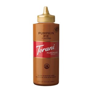 torani puremade sauce, pumpkin pie, 16.5 ounces