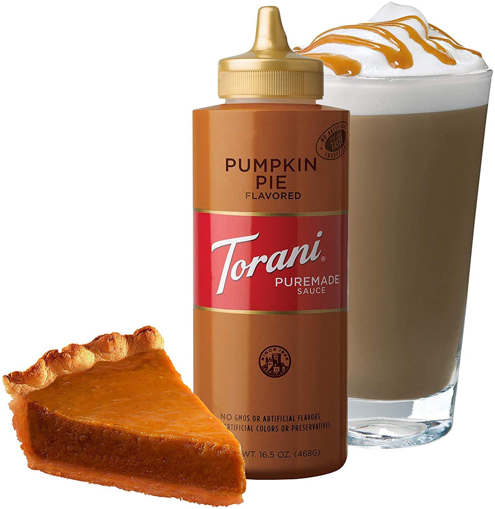 Torani Puremade Sauce, Pumpkin Pie, 16.5 Ounces