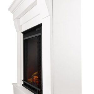 Real Flame White Chateau Electric Fireplace, Small