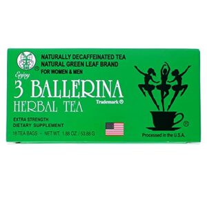 3 BALLERINA TEA DIETERS DRINK EXTRA STRENGTH, 1.88oz 18 Count(3 BOXES)