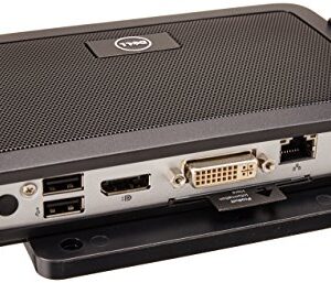 Dell Wyse 909569-01L P25 Mini Desktop, 512 MB RAM, 32 MB Flash, Black/Silver