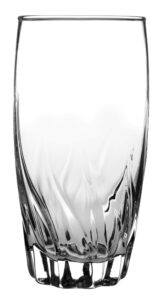 anchor hocking 16 ounce central park drinking glasses (4-piece, clear, dishwasher safe)