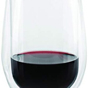 Double Wall Stemless Glass by True