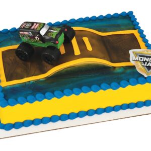 DecoSet Monster Jam Full Throttle Fun Cake Topper, 2-Piece Toppers Set with Keepsake Truck and DecoPic