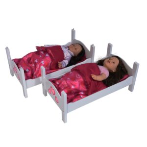 The New York Doll Collection Bunk Bed, White (HT022)