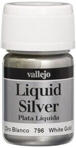 vallejo white gold paint, 35ml