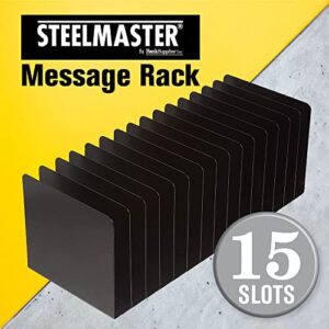 MMF Industries STEELMASTER Desk File Organizer | 15 Compartments | Scratch & Chip-Resistant Finish | Durable Steel Construction | Vertical File Organizer