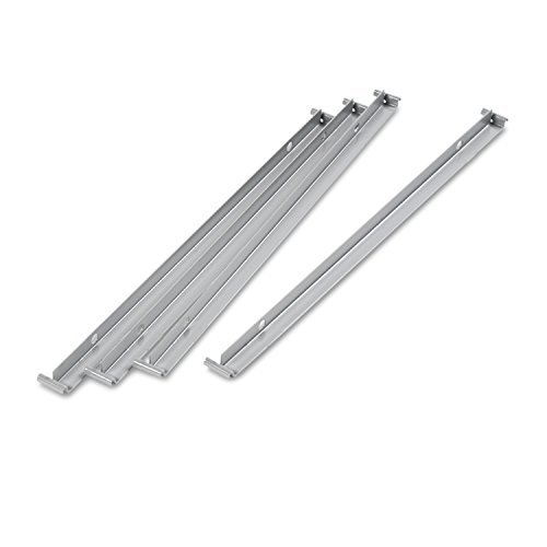 Alera ALELF3036 Two Row Hangrails for 30" or 36" Files, Aluminum (Pack of 4)