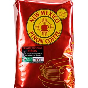 New Mexico Piñon Coffee Naturally Flavored Coffee (Traditional Piñon Whole Bean, 2 pound)