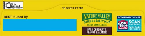 Nature Valley Sweet and Salty Nut Bars, Dark Chocolate Peanut Almond, 6 ct