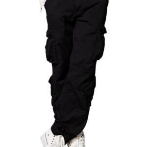 Match Womens Wild Cargo Pants(Black,32)