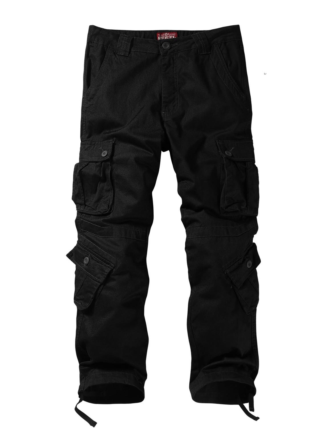 Match Womens Wild Cargo Pants(Black,32)