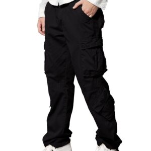 Match Womens Wild Cargo Pants(Black,32)