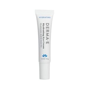 DERMA-E Hydrating Eye Cream – Firming and Lifting Hyaluronic Acid Treatment - Under Eye and Upper Eyelid Cream Reduces Puffiness and Appearance of Fine Lines, 0.5 oz