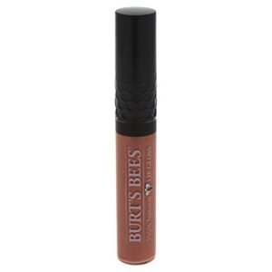 burt'sburt's bees 100% natural moisturizing lip gloss, autumn haze - 1 tube with wand applicator