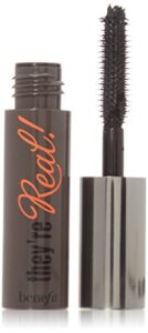 benefit they're real mascara, jet black, deluxe travel size, 0.1oz/3.0g