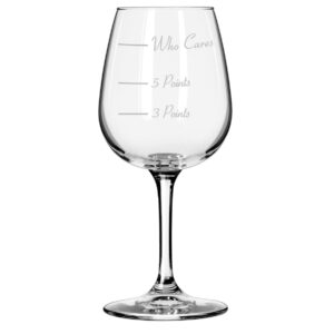 caloric cuvee the points glass wine glass