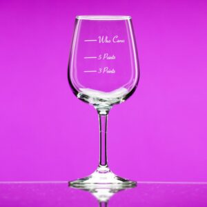 Caloric Cuvee The Points Glass Wine Glass