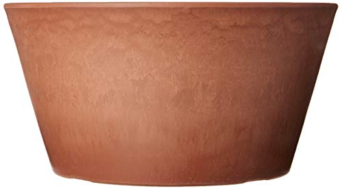 Arcadia Garden Products TD25TC PSW Sleek Bulb Pan, 10 by 5-Inch, Terra Cotta Color