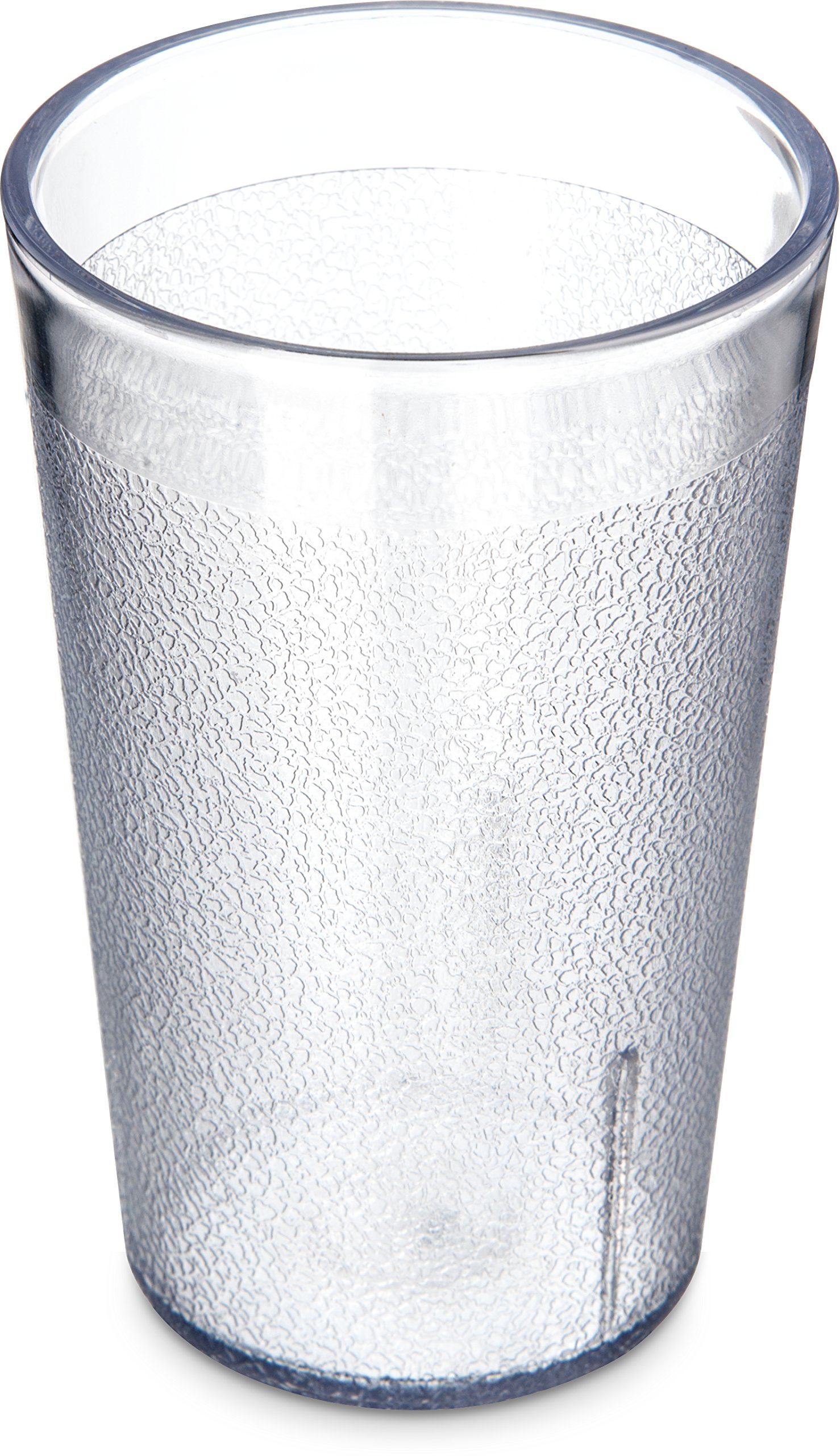 Carlisle FoodService Products Stackable Stackable Tumbler Plastic Tumbler for Restaurants, Catering, Kitchens, Plastic, 9.5 Ounces, Clear, 1 Count (Pack of 1)