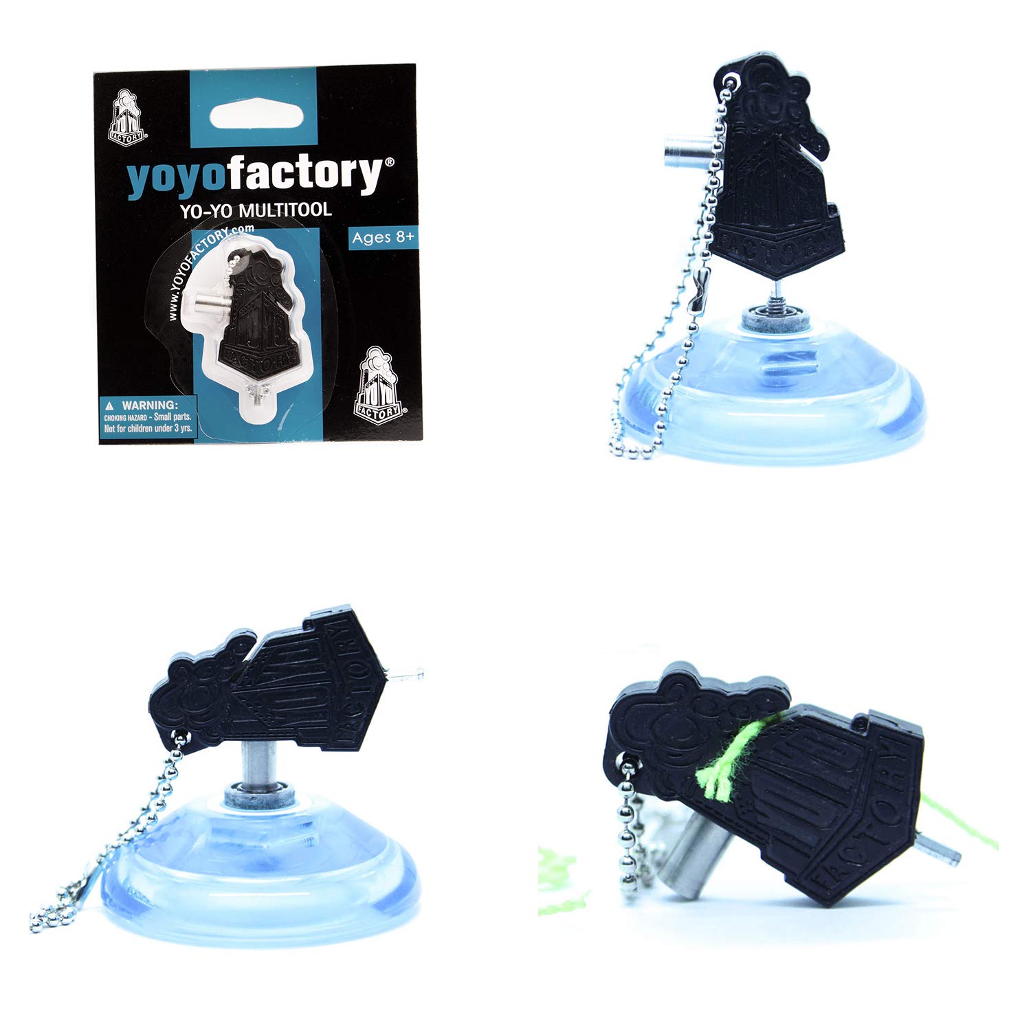 YoyoFactory Yo-Yo Multitool (3in1 Keychain Yoyo Tool, Great Accessory for Yoyoers)