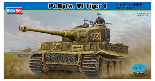 Hobby Boss Pz.Kpfw.VI Tiger I Military Land Vehicle Model Building Kit