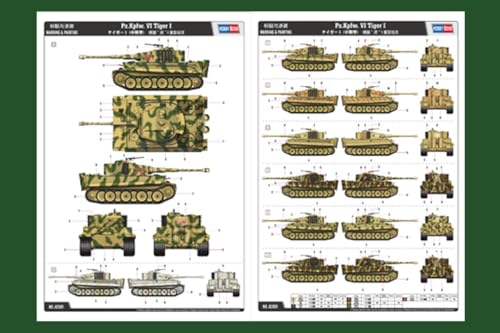 Hobby Boss Pz.Kpfw.VI Tiger I Military Land Vehicle Model Building Kit