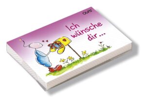 oups kärtchenbox - ich wünsche dir ...: 24 kärtchen mit "ich wünsche dir"-sprüchen und herzerfrischenden illustrationen