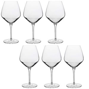 Luigi Bormioli Atelier Pinot Noir Wine Glass, 20-5/8-Ounce, Set of 6