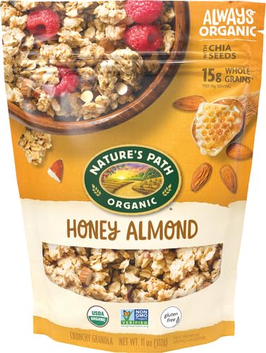 Nature's Path Organic Gluten Free Honey Almond Granola, 11 Ounce