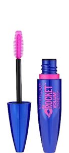 maybelline new york volum' express the rocket washable mascara, brownish black, 0.3 fl. oz.