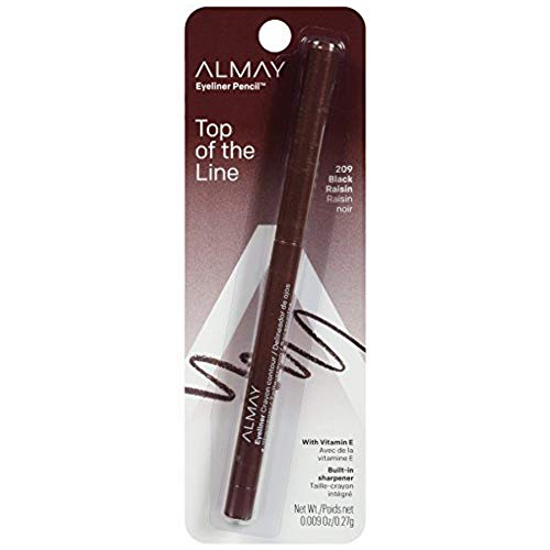 Almay Intense i-Color Liner, Black Raisin [209], 0.009 oz, Pencil