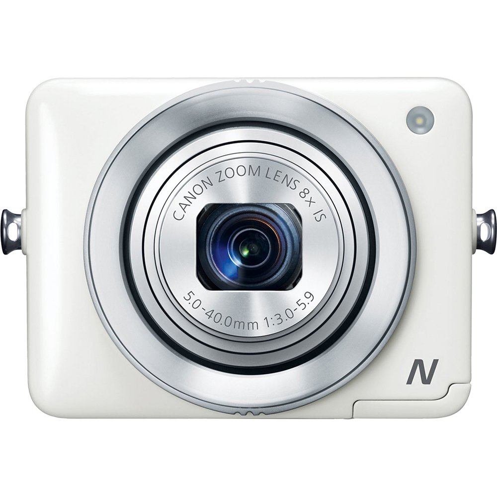 Canon PowerShot N 12.1 MP CMOS Digital Camera with 8x Optical Zoom and 28mm Wide-Angle Lens (White)