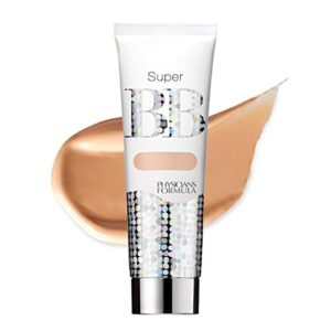 physicians formula super bb all-in-1 beauty balm cream light/medium | dermatologist tested, clinicially tested