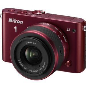 Nikon 1 J3 14.2 MP HD Digital Camera Body Only (Red)