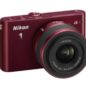 Nikon 1 J3 14.2 MP HD Digital Camera Body Only (Red)