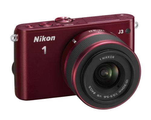 Nikon 1 J3 14.2 MP HD Digital Camera Body Only (Red)