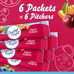 Crystal Light Sugar-Free Fruit Punch Low Calories Powdered Drink Mix 72 Count Pitcher Packets